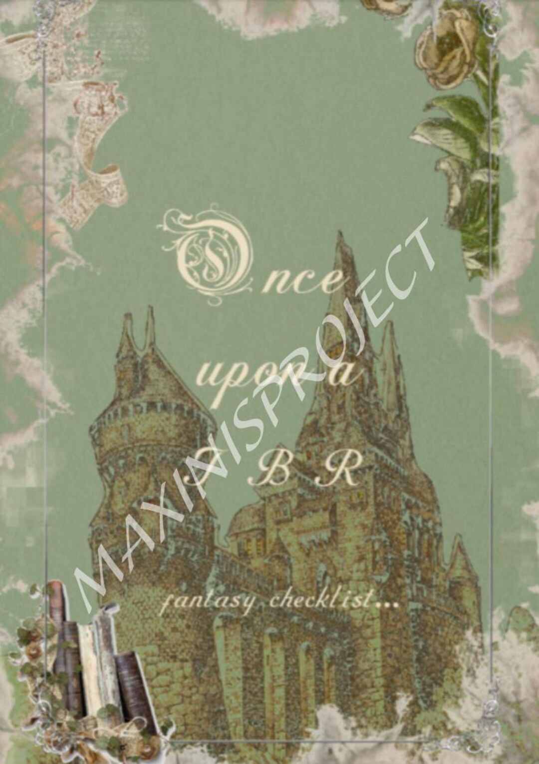 Digital Fantasy Reading Checklist - BLANK Template - Etsy