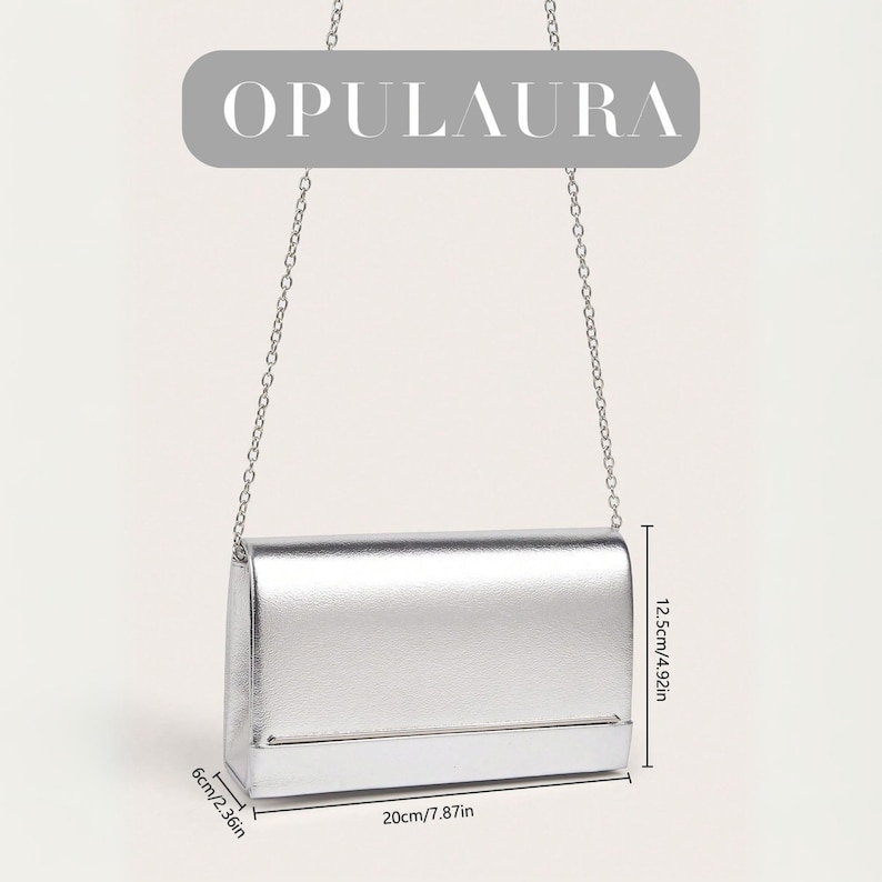 Silver Evening Clutch, Silver Evening Bag, Woman Bags, Crossbody Bags ...