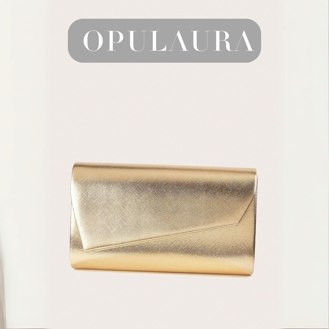 Gold Clutch Bag, Gold Clutch Purse, Gold Evening Bag, Gold Clutch for ...