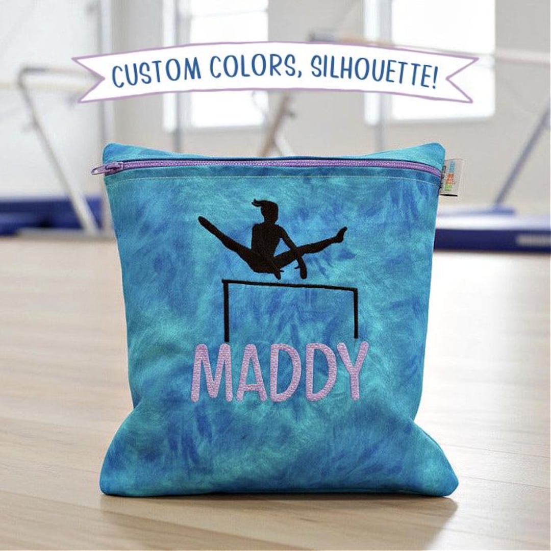 Personalized Gymnastics Grip Bag: Embroidered Custom Team Snack Bag ...