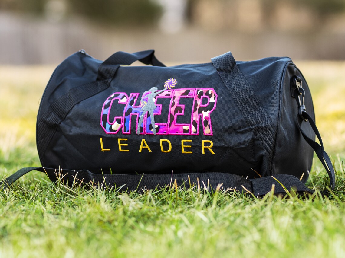 Personalized Girl's Cheer Bag Bright Pink Purple Gold - Etsy