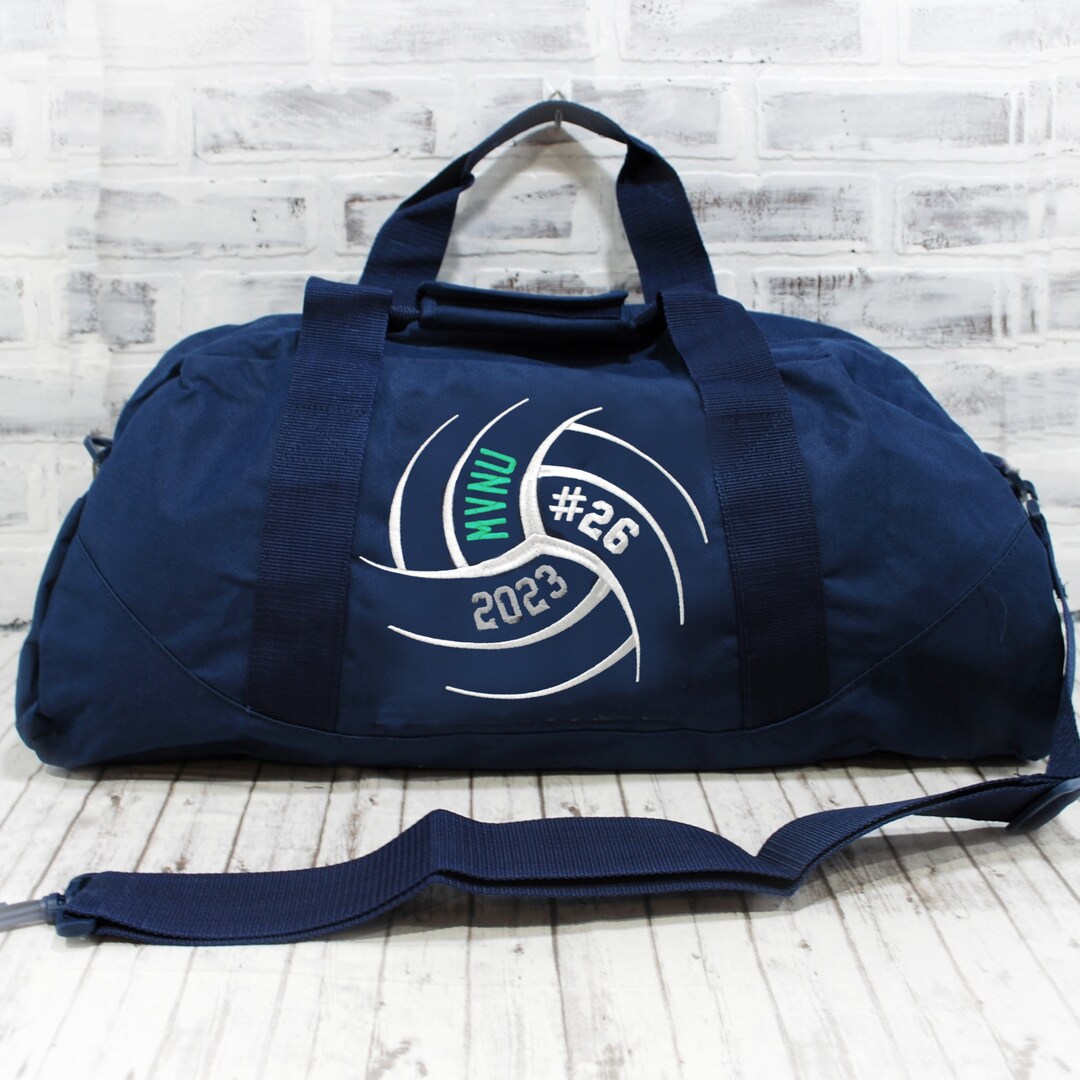Personalized Volleyball Team Name Tote or Duffle Bag 3 Lines of Custom ...