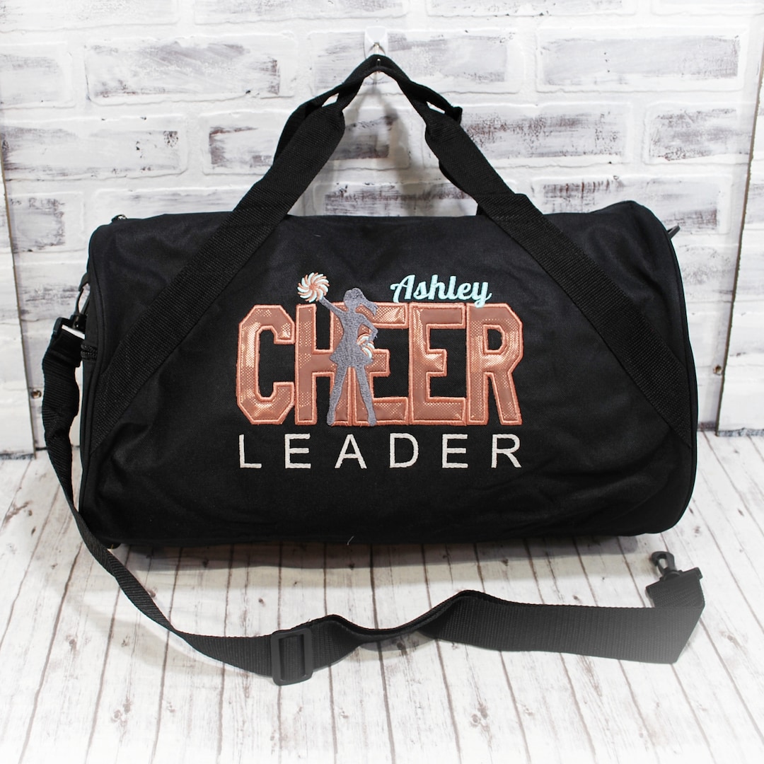 Personalized Rose Gold Cheer Bag//cheerleader Team Travel Bag Small ...