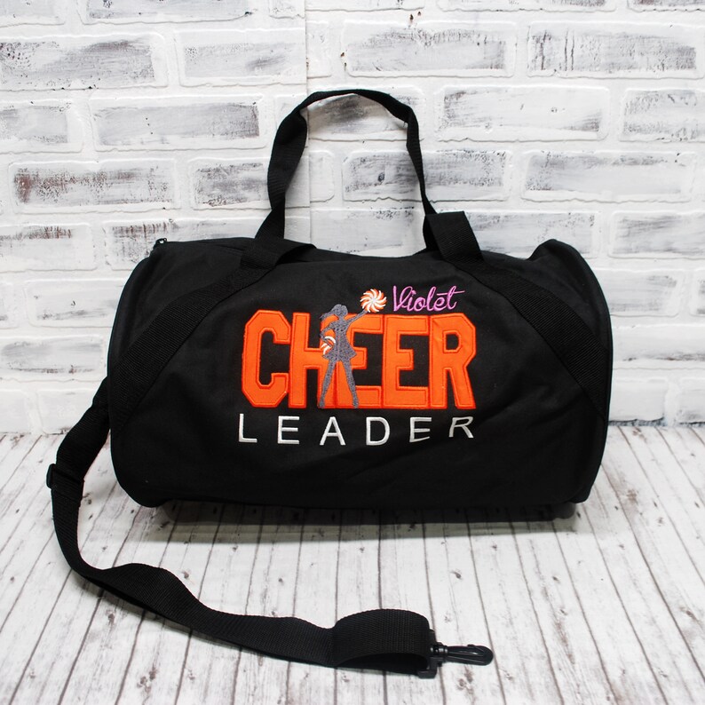 Personalized Cheer ORANGE Cheerleader Bag - Etsy