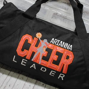 Personalized Cheer ORANGE Cheerleader Bag Boy Cheerleader Girl Cheer ...