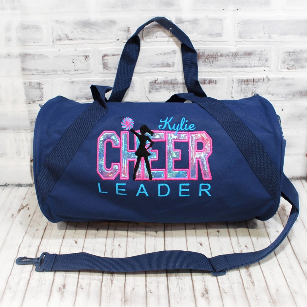 Personalized Girl's Cheer Bag Ombre Print Purple and Blue Small Navy ...