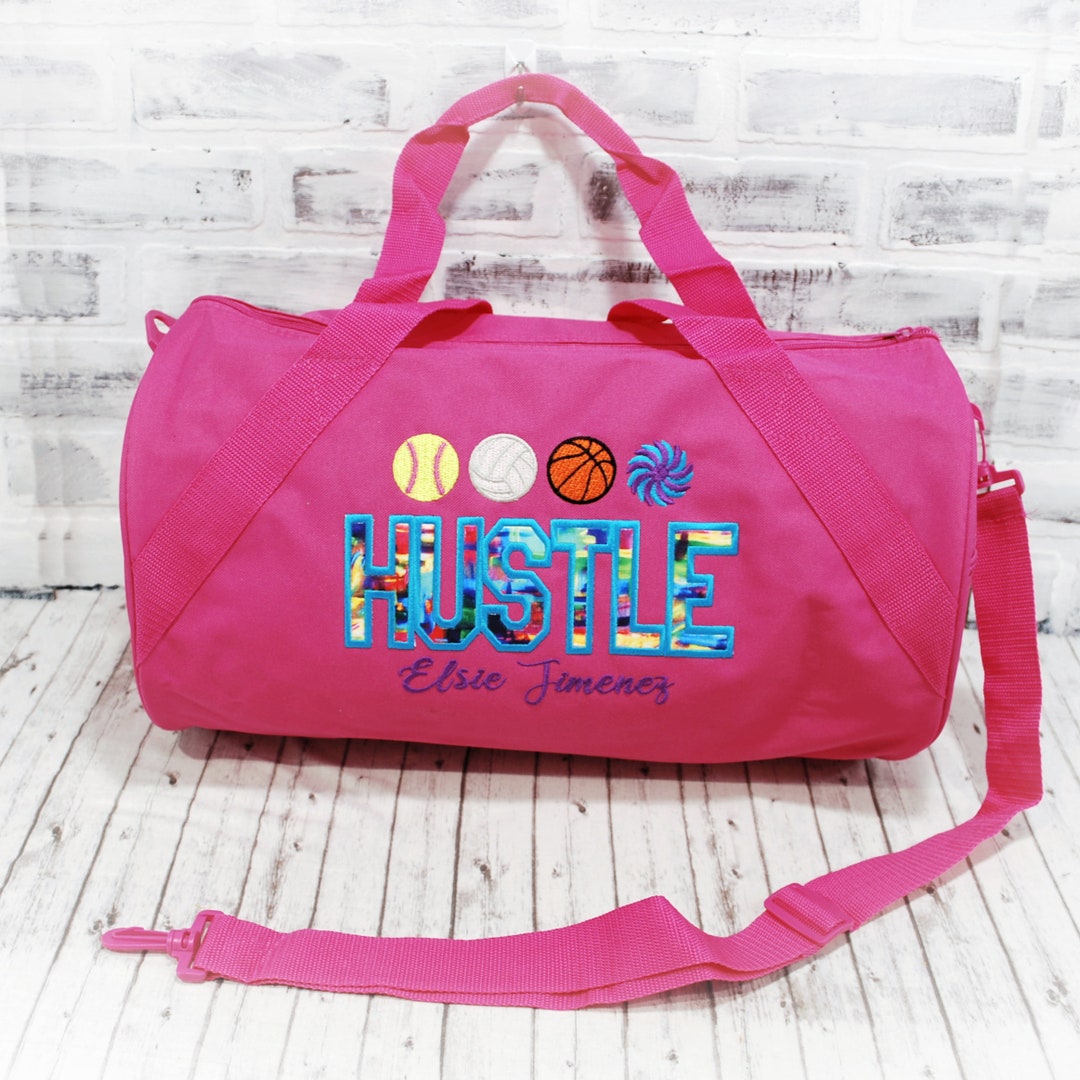 Personalized Pink Multi Sport Bag//duffle//gym Bag//soccer//basketball ...