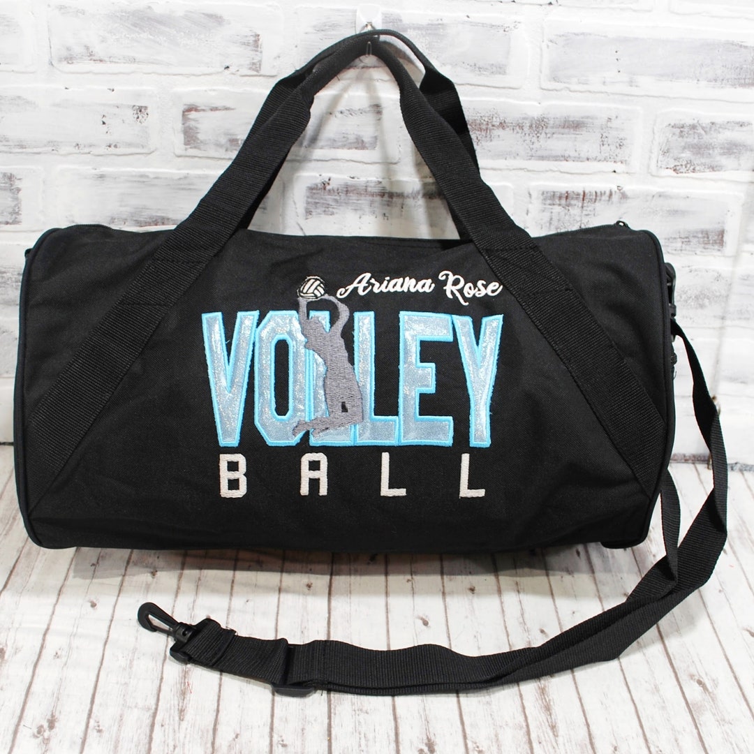Sac de volley-ball personnalisé Sac de sport noir bleu ciel pour filles ...