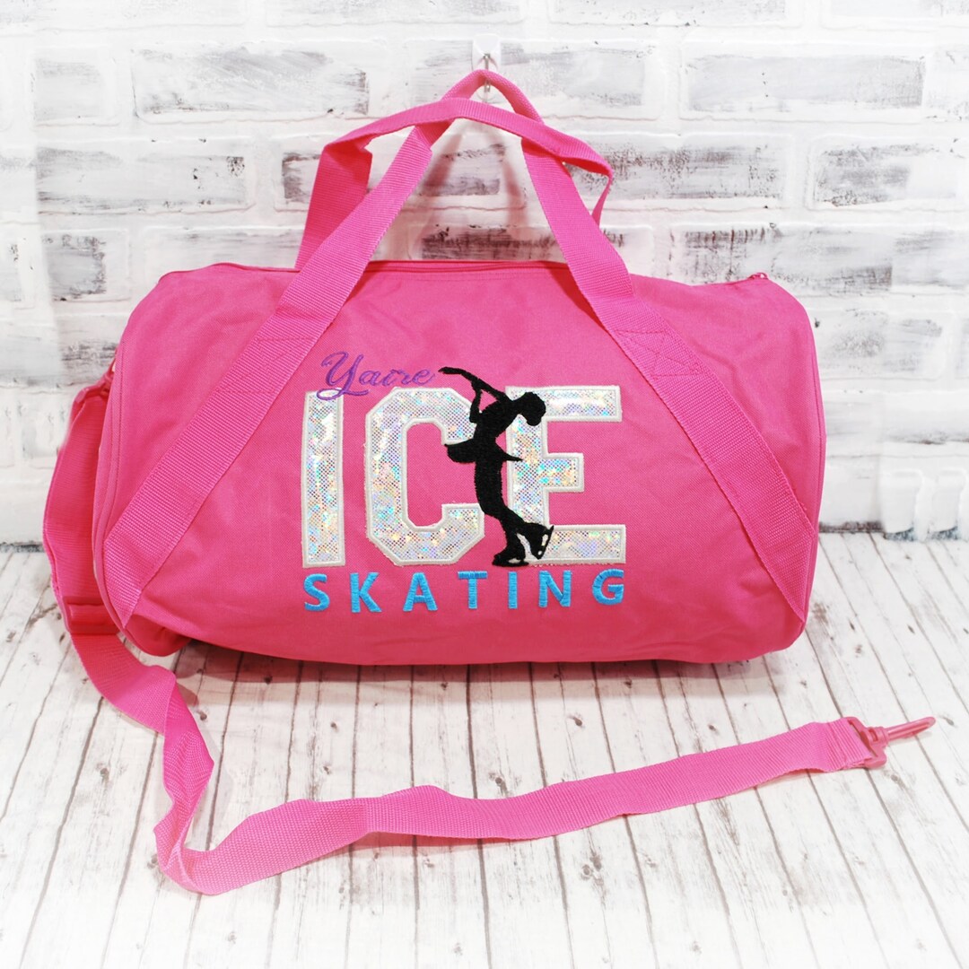 Ice Skating Bag Kids Weekend Duffle Skating Gift Travel Bag Luggage ...