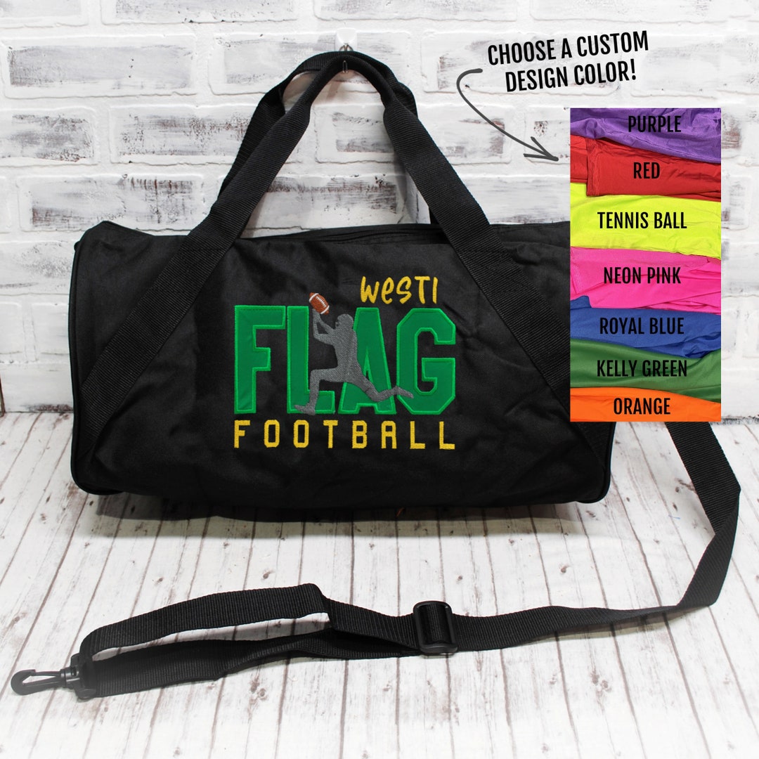 Personalized Kids Flag Football Custom Colorathletic Bagshown Small ...