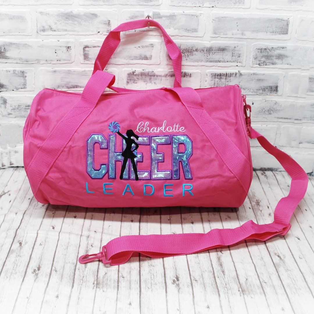 Personalized Cheer Bag: Ombre Pink Purple Duffel, Cheerleader Gift - Etsy