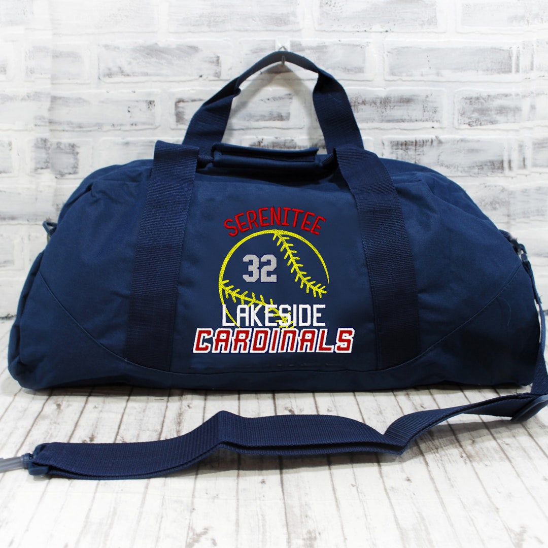 Personalized Softball Tote or Duffle Girls Travel Softball Weekend ...