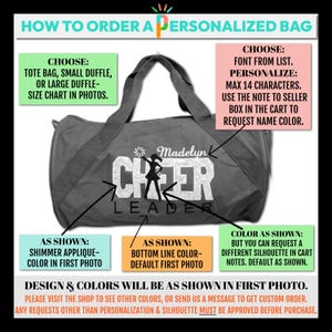 Personalized Cheer Bag Pink Black Shimmer With Name Hot Pink Bag ...