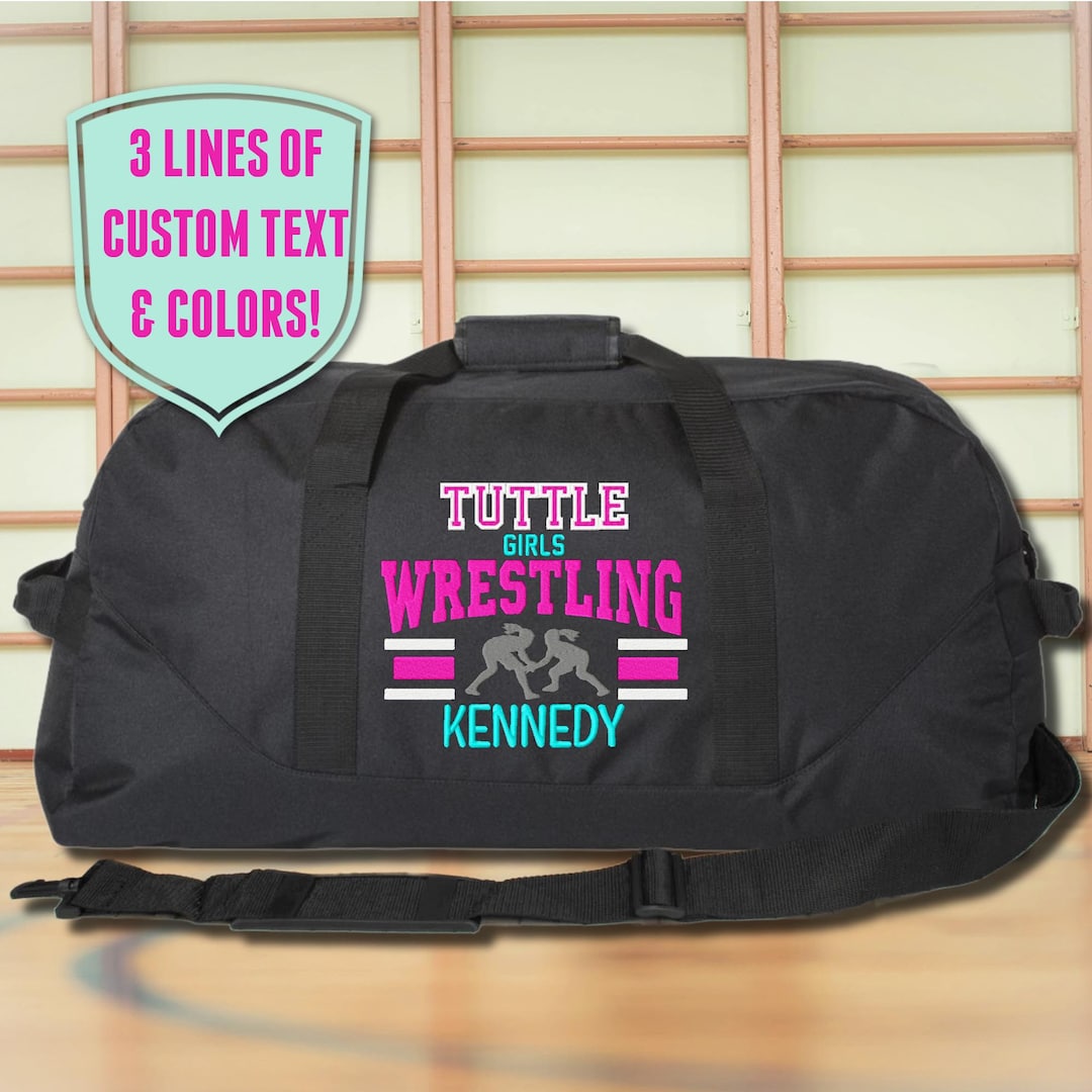 Personalized Girls Wrestling Duffle Bag - Etsy