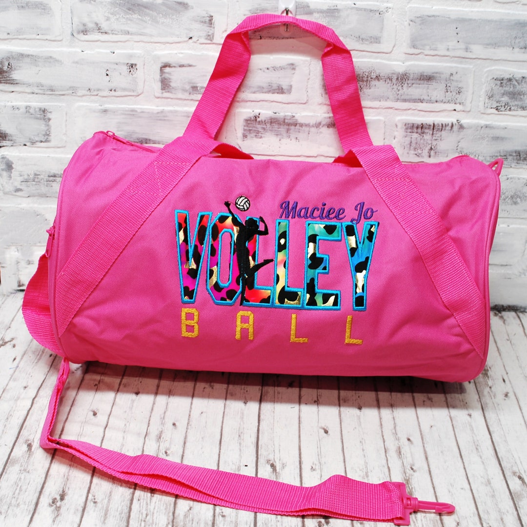 Personalized Volleyball Duffle Bag, Rainbow Volleyball Player, Custom ... Personalized Volleyball Duffle Bag, Rainbow Volleyball Player, Custom ...