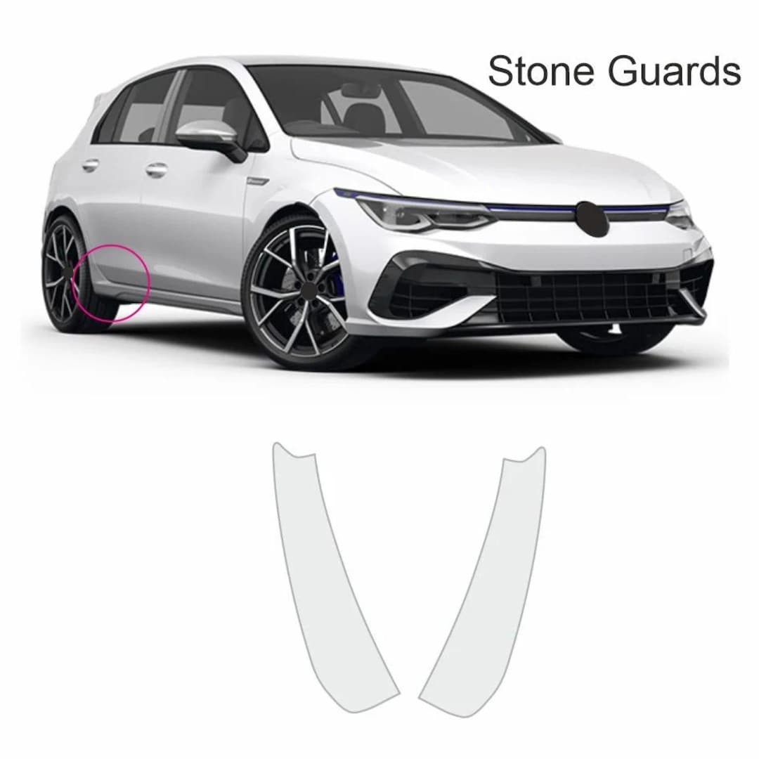 Self Healing PPF Stone Guards Kit to Fit Golf R MK8 PPF Pre Cut ...