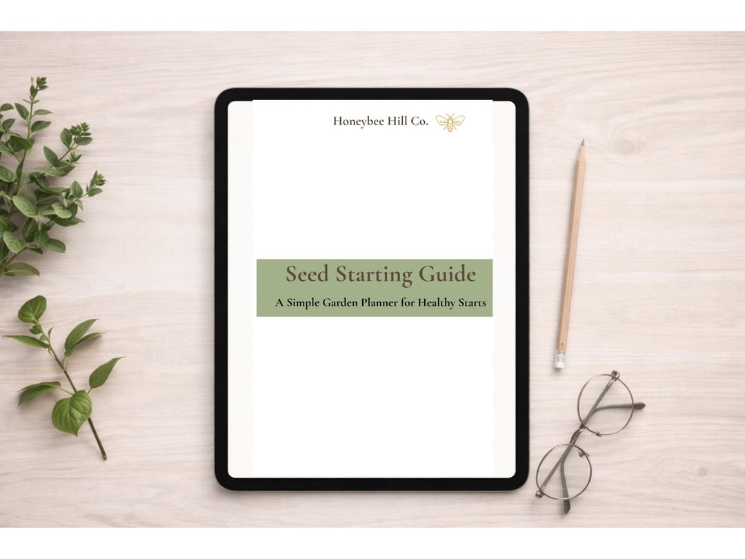 Seed Starting Planner Printable | Garden Planner PDF | Vegetable Garden ...