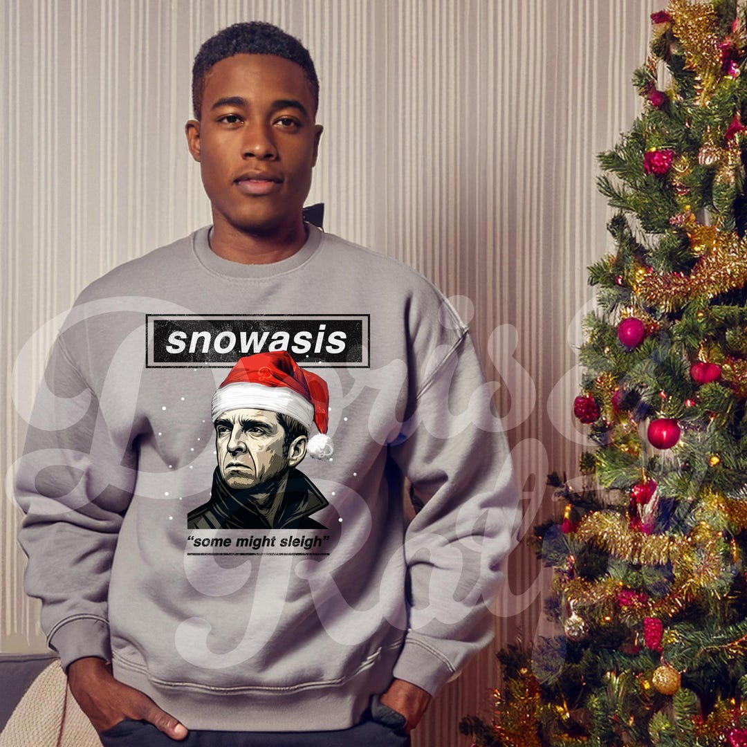 NEW Snowasis Christmas Jumper! Funny Xmas Sweatshirt for Music Lovers ...