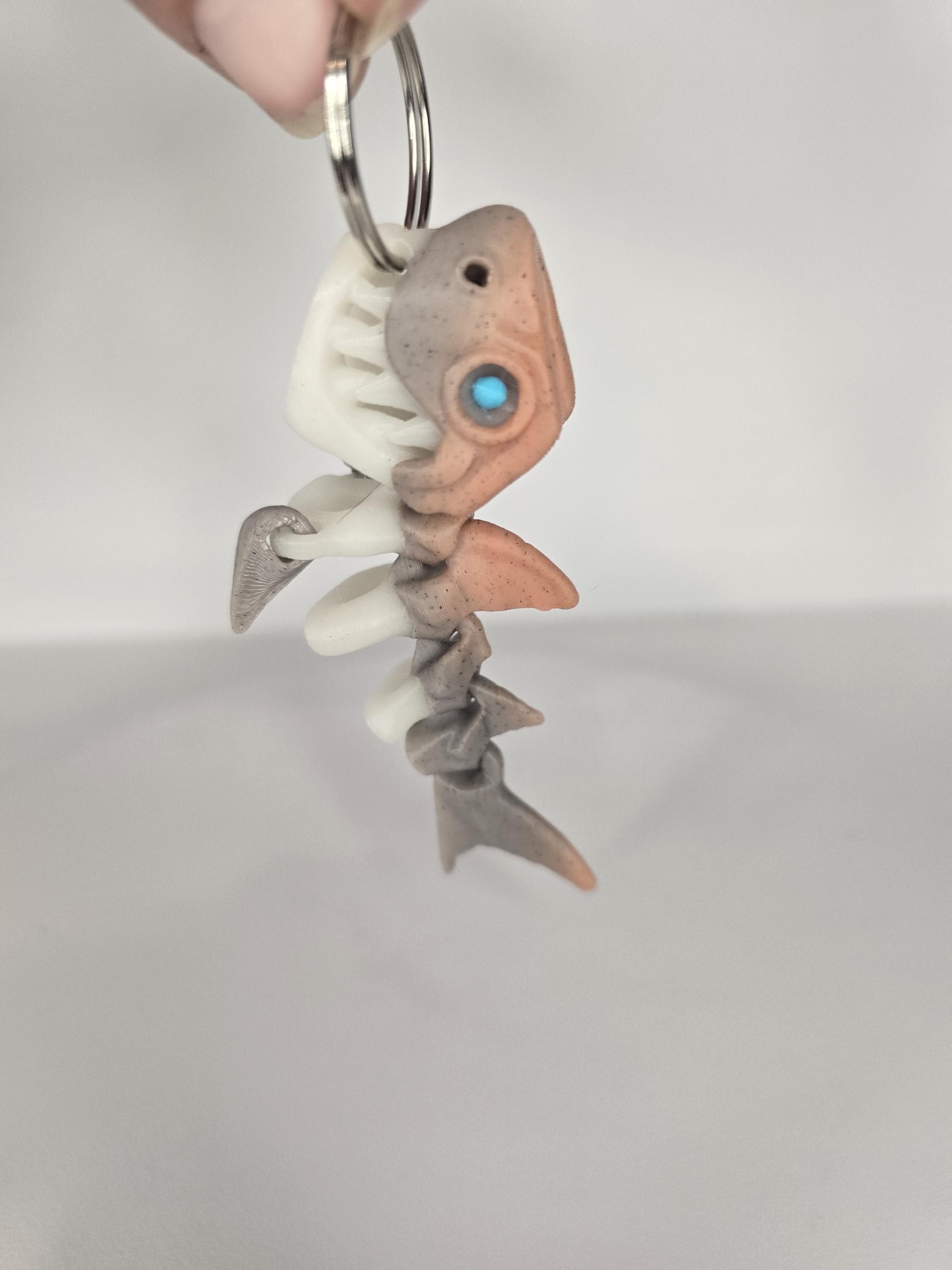 3D Printed Flexi Bone Shark - Etsy