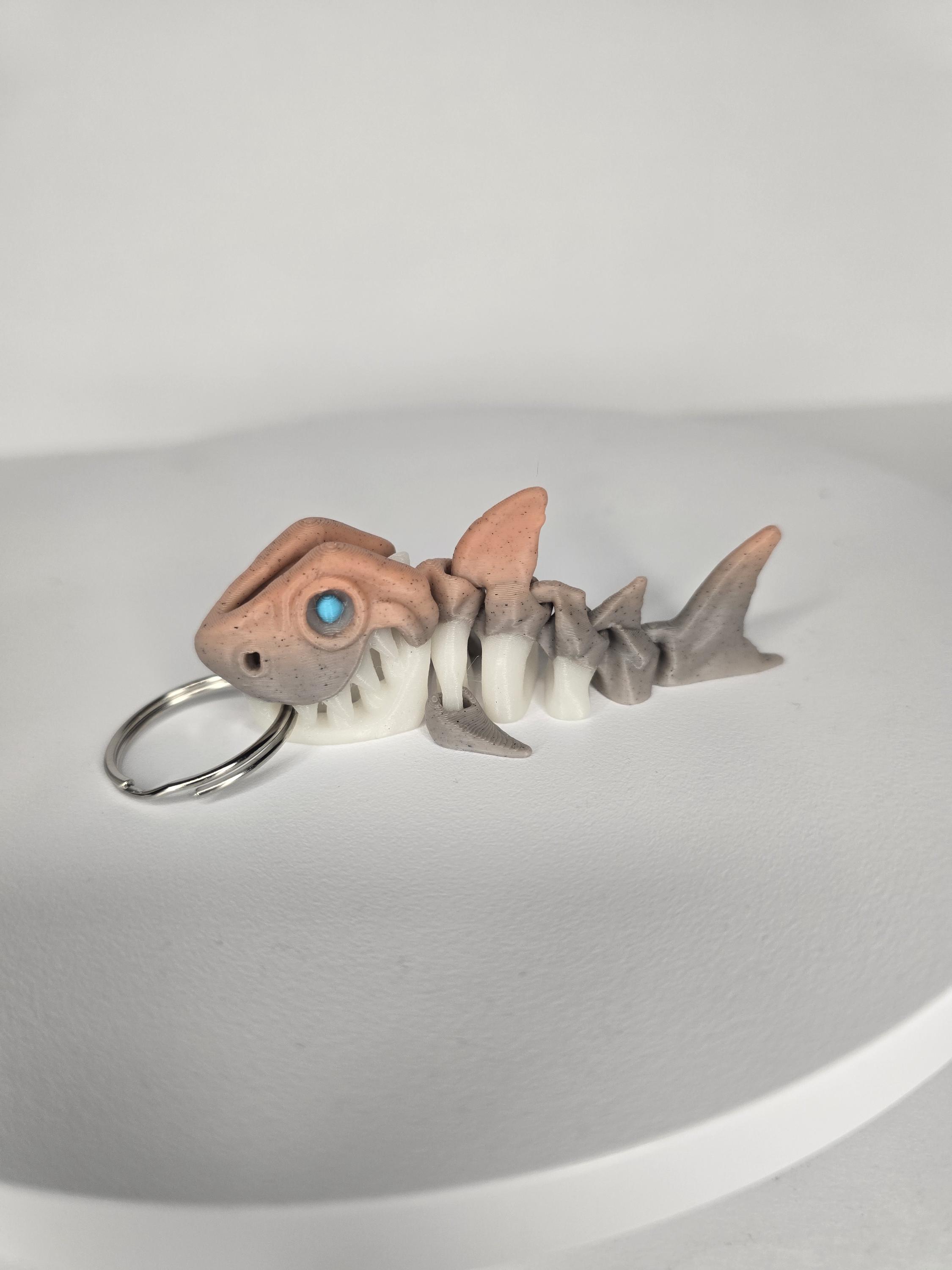 3D Printed Flexi Bone Shark - Etsy