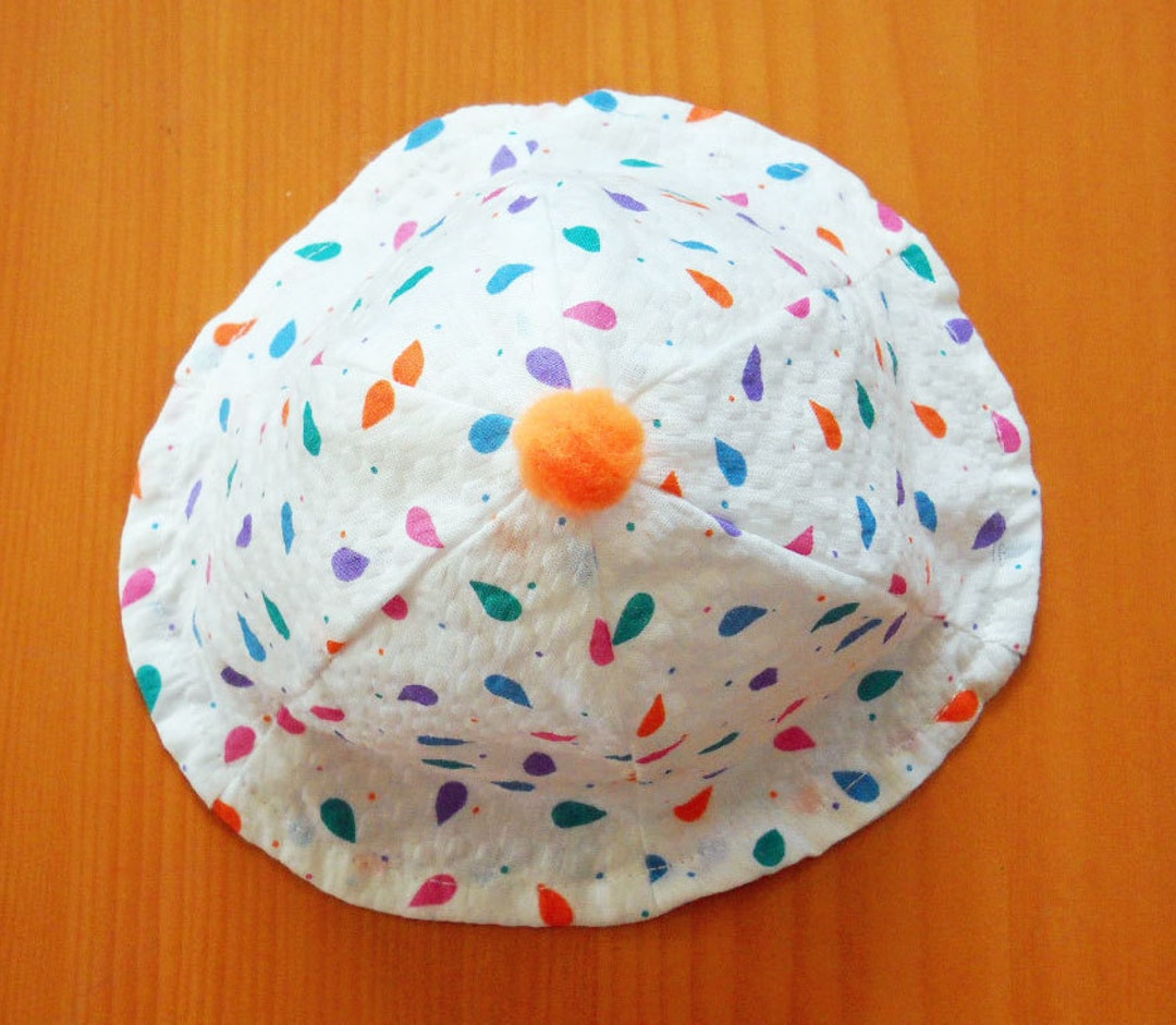 Baby Sun Hat Colorful Tear Drops Size Small - Etsy