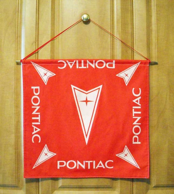 Man Cave Banner Pontiac Automotive Garage Boys Room Decor | Etsy