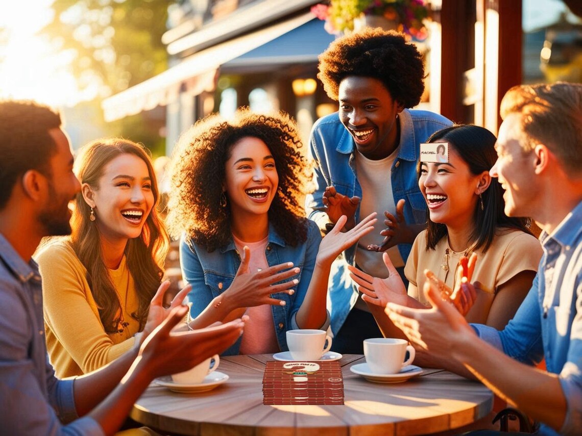 Who Am I Game Cards Friends Digital Print - Etsy