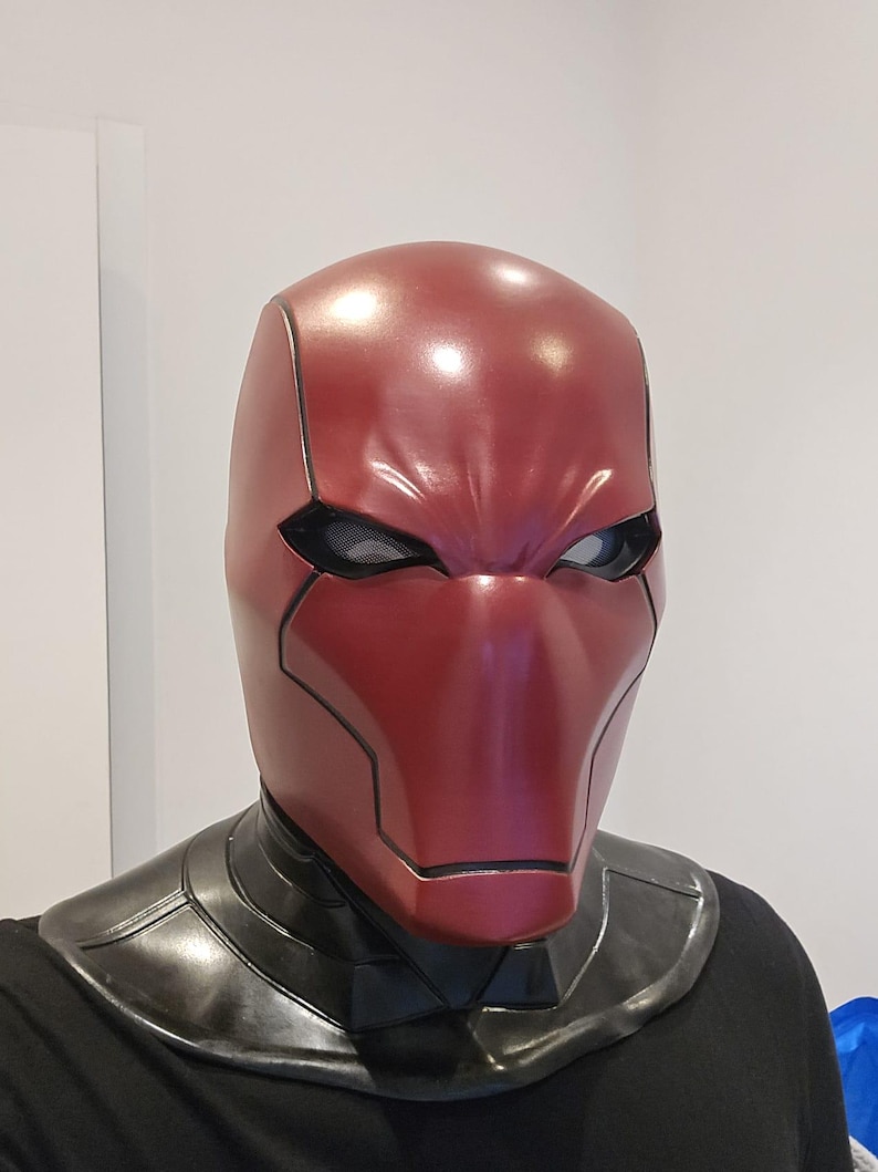 Life-size “red Hood” Jason Todd Helmet - 3D Printed & Hand Painted With ...