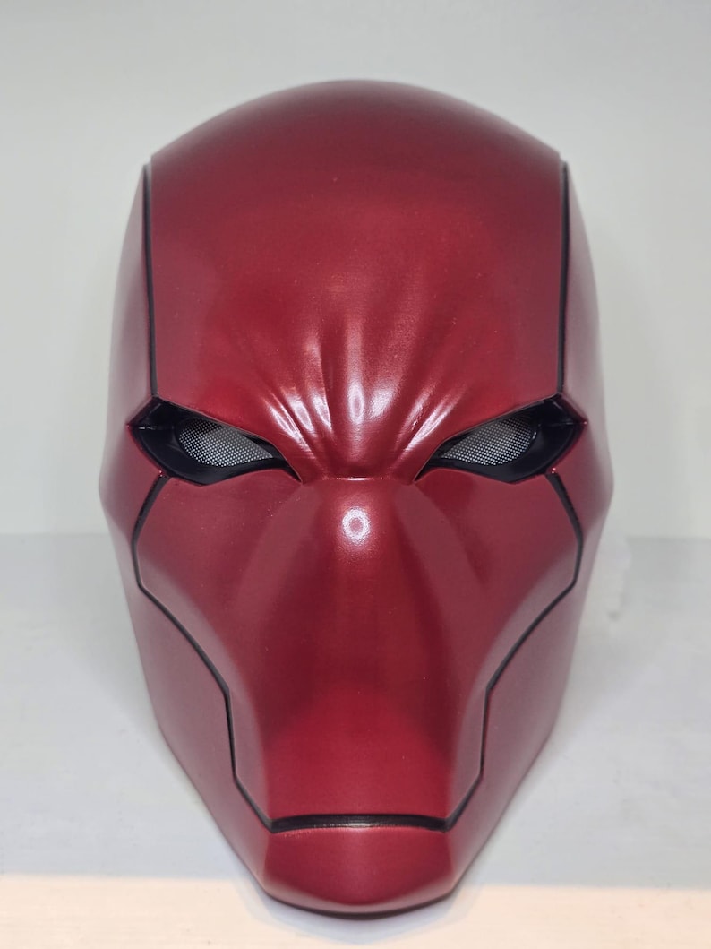 Life-size “red Hood” Jason Todd Helmet - 3D Printed & Hand Painted With ...