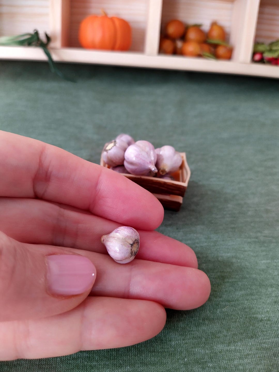 Miniature Garlic 1:6 Miniature Realistic Vegetables Food for Dolls ...