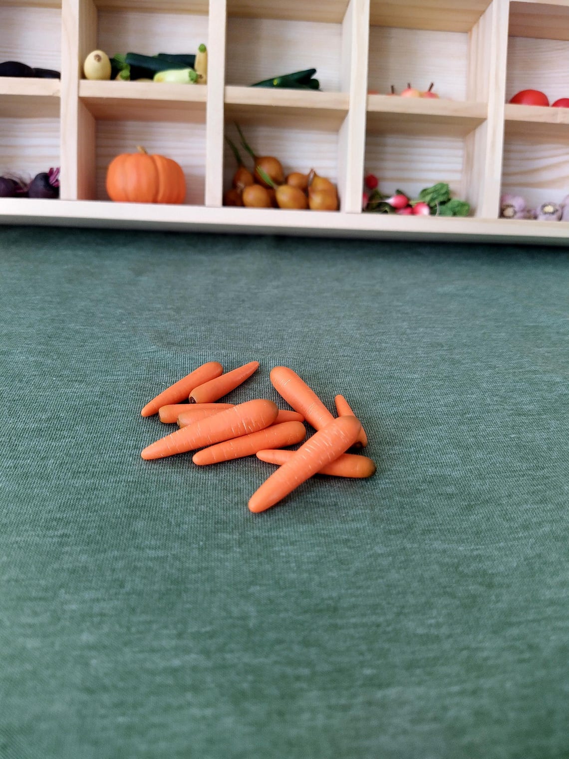Miniature Carrot 1:6 Miniature Realistic Vegetables Food for Dolls ...