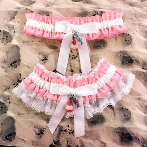 Fishing Garter Set of Two CHOOSE YOUR COLORS Custom Made Set of Two ...