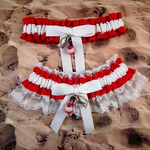 Fishing Garter Set of Two CHOOSE YOUR COLORS Custom Made Set of Two ...