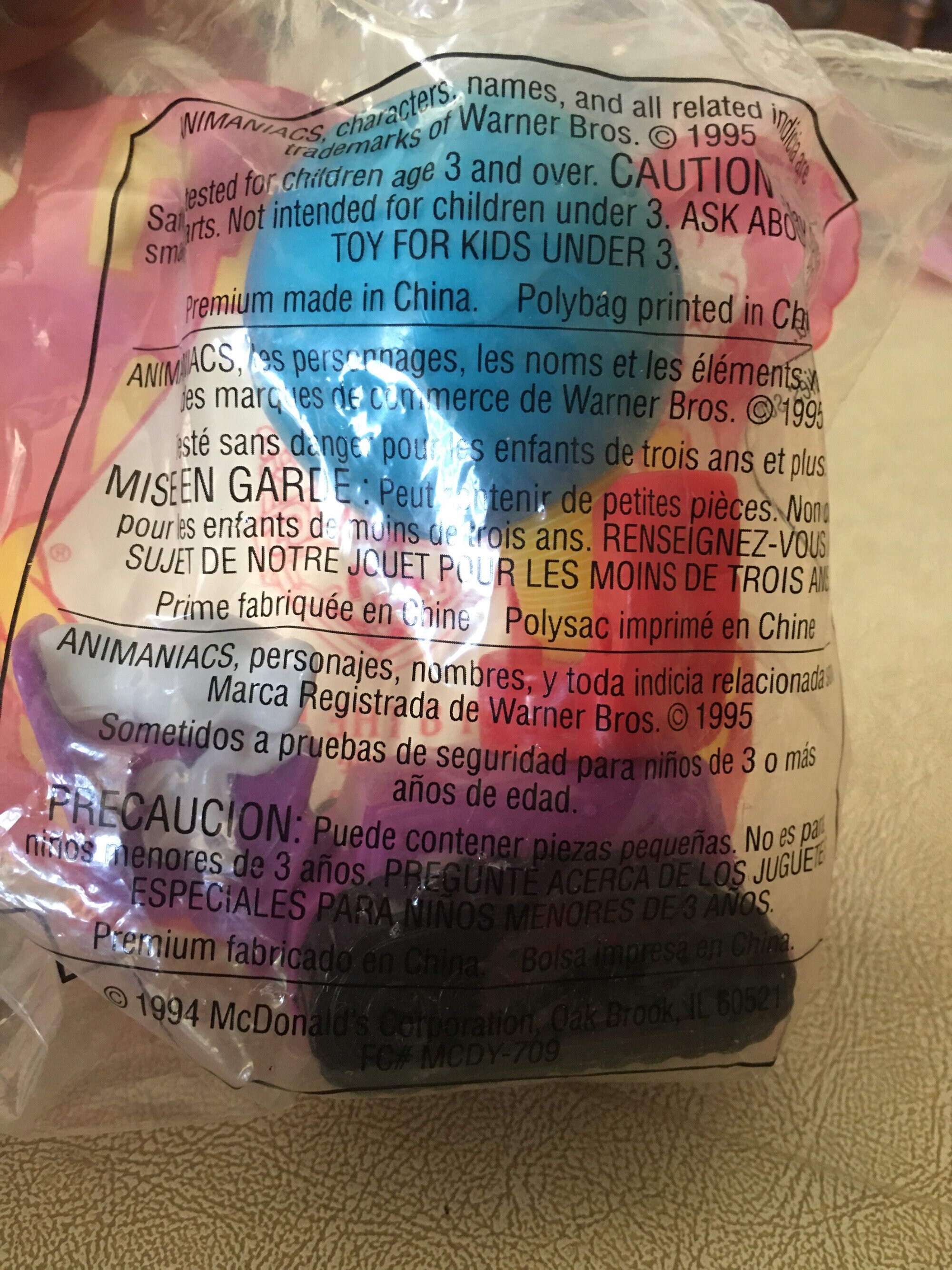 1990's Mc Donalds Happy Meal Toys Set of FOUR Muppet Babies Pinky & the ...