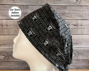 Raiders Scrub Hat - Etsy