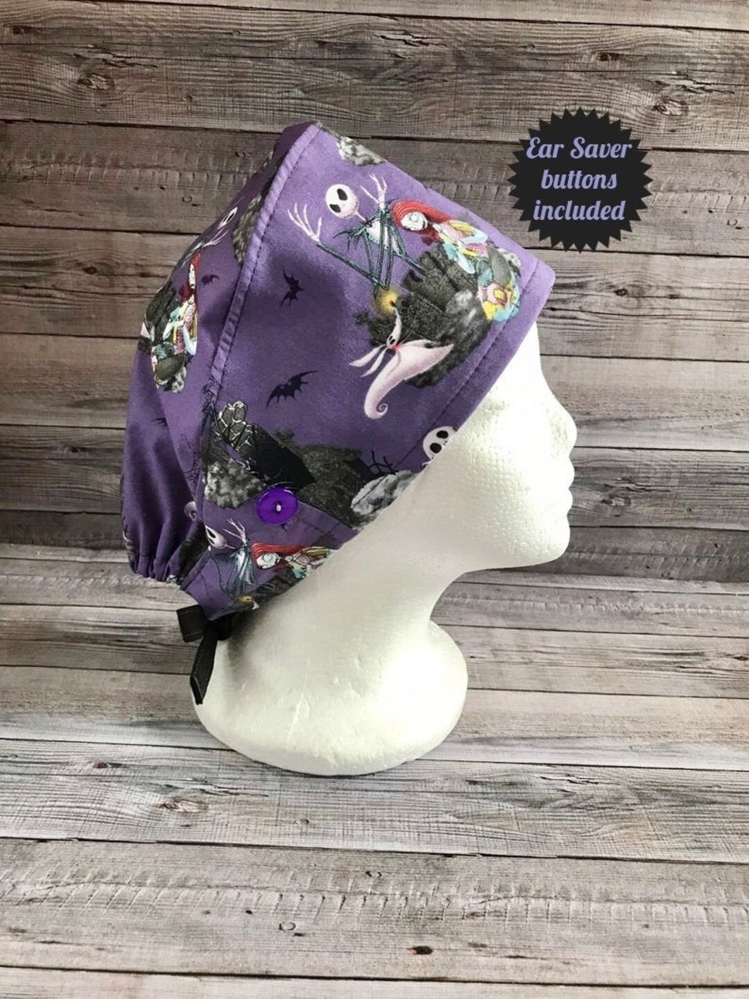 Fantasy Movie Characters Scrub Cap/nurse Hat W Buttons/head - Etsy