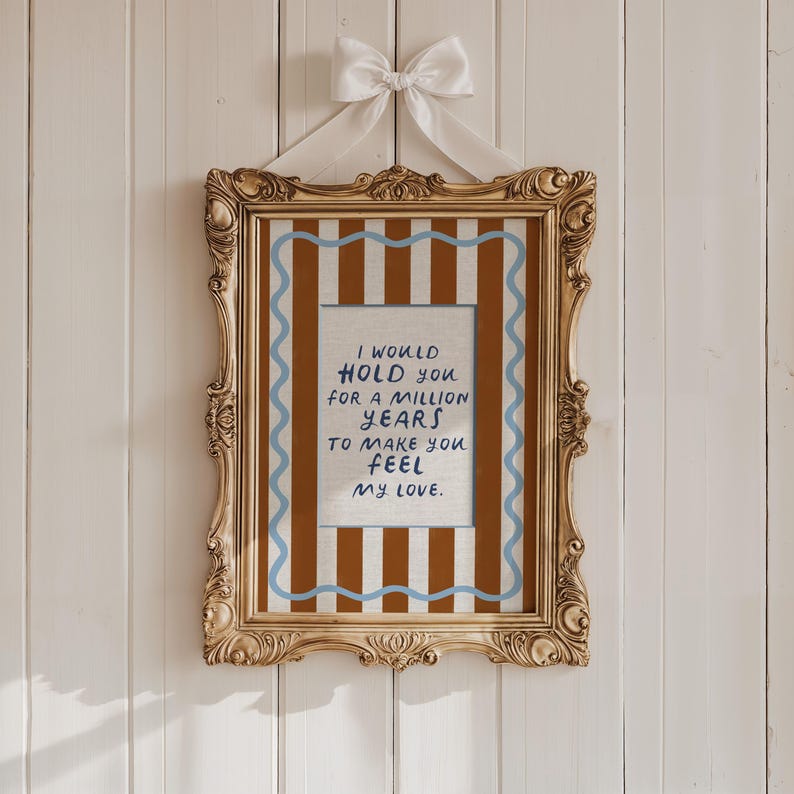 Custom Quote Poster, Personalised Nursery Print, Baby Room Decoration ...
