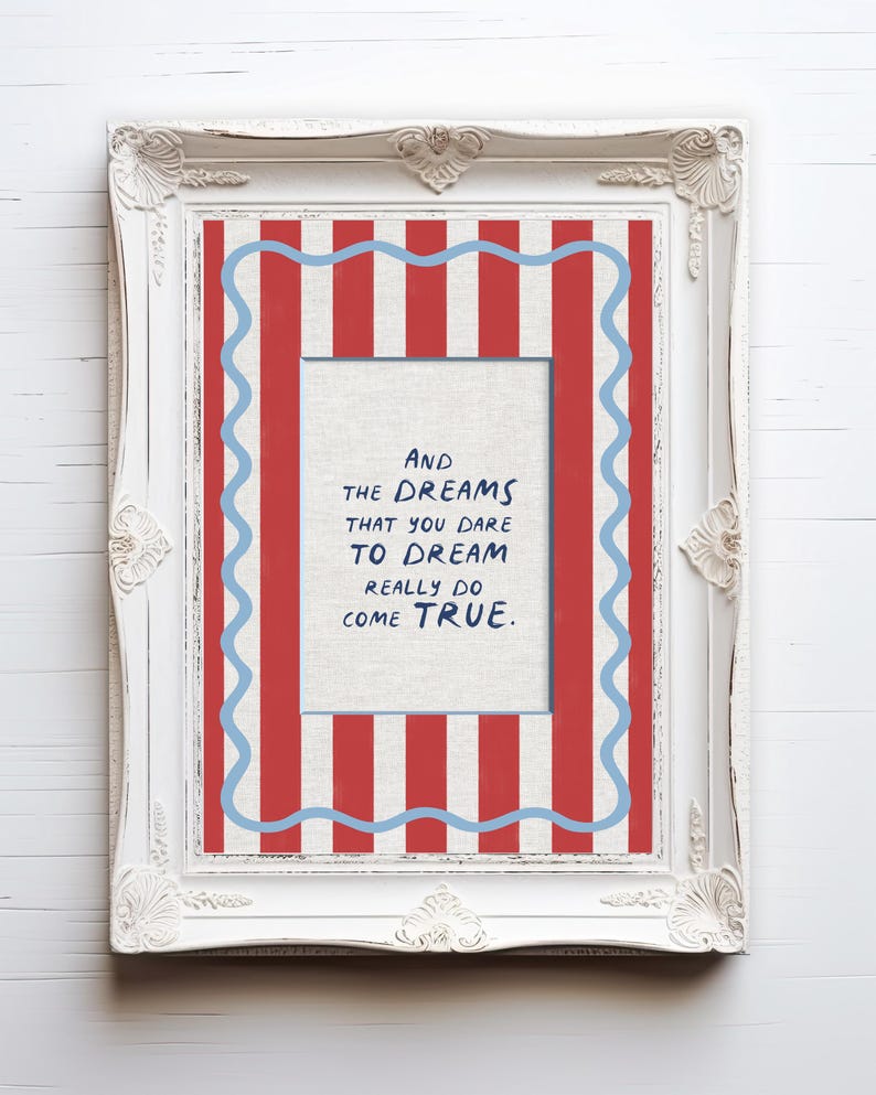 Custom Quote Poster, Personalised Nursery Print, Baby Room Decoration ...