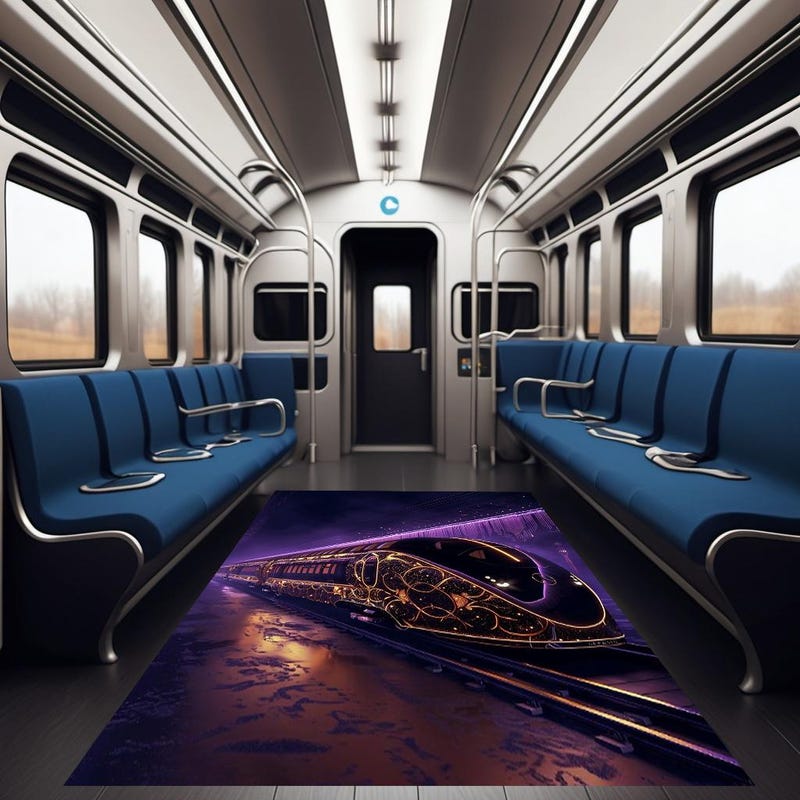 Futuristic Rugs - Etsy