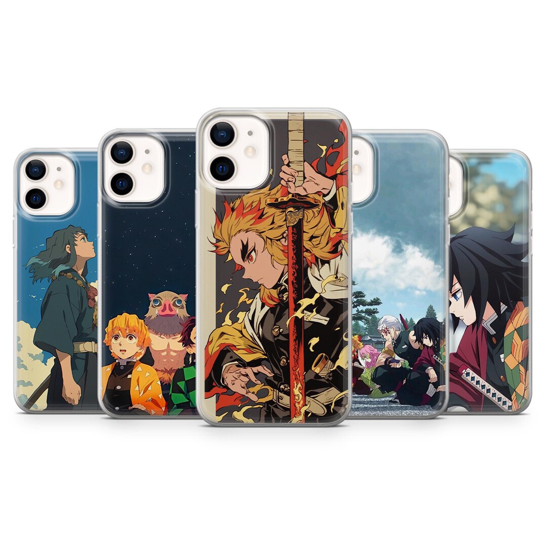 Slayer Demon Phone Tanjiro Hashira Cover for iPhone 16 Pro, 15, 14, 13 ...