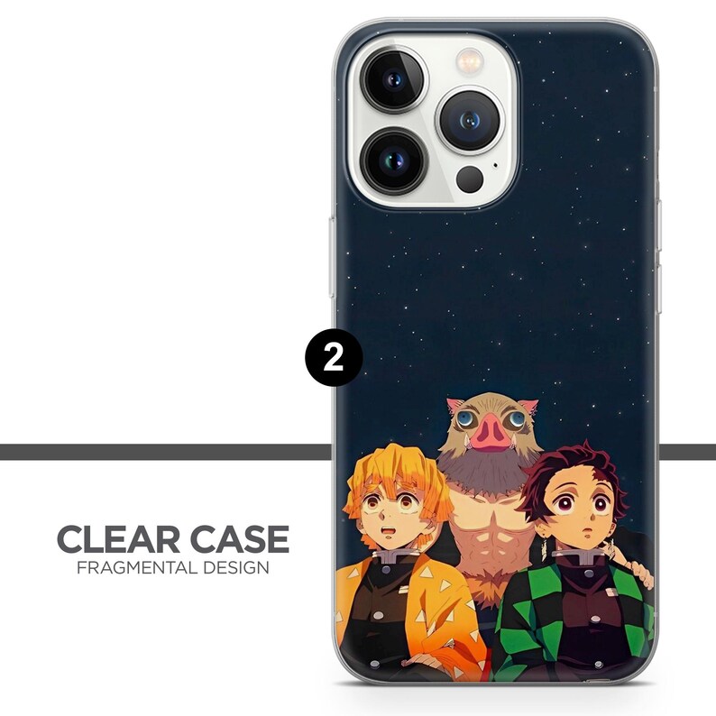 Slayer Demon Phone Tanjiro Hashira Cover for iPhone 16 Pro, 15, 14, 13 ...