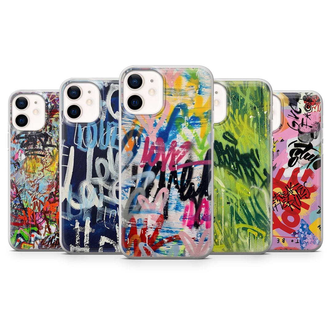 Graffiti Phone Case Street Art Art for iPhone 17pro, 16, 15, 14, 13, 12 ...