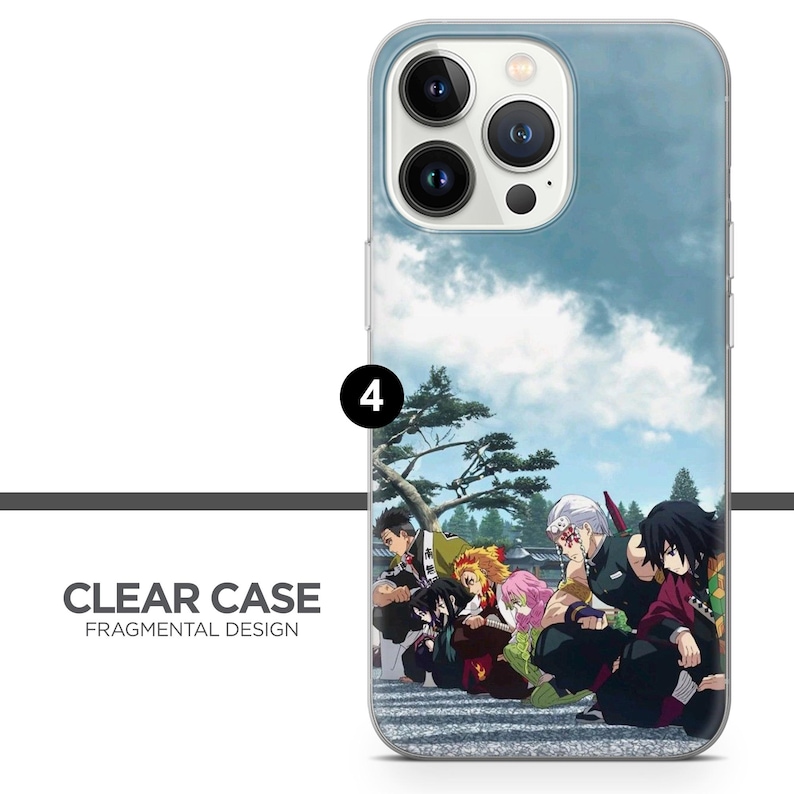 Slayer Demon Phone Tanjiro Hashira Cover for iPhone 16 Pro, 15, 14, 13 ...