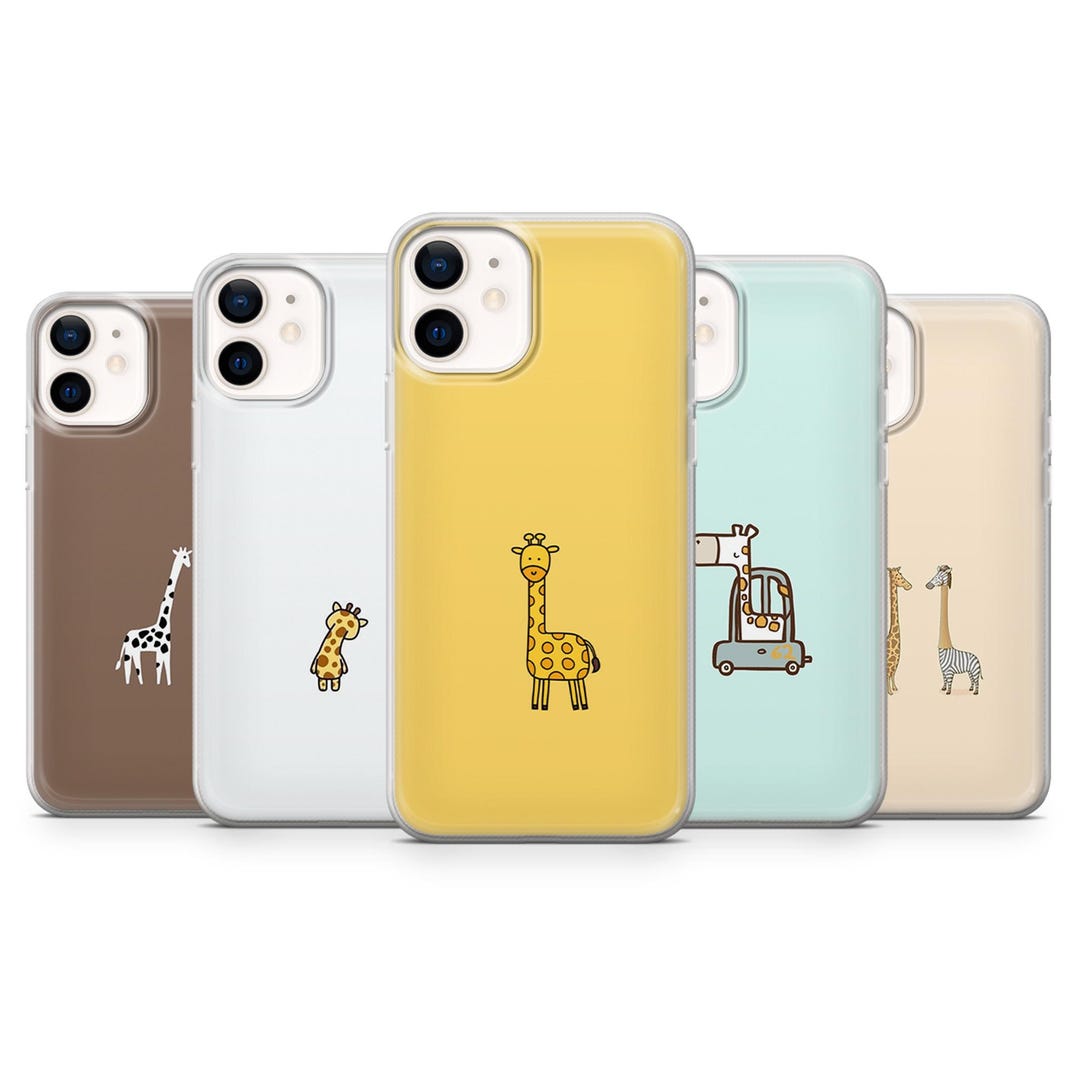 Giraffe Phone Case Cute Giraffe Animal for iPhone 16E, Pro, 15, 14, 13 ...