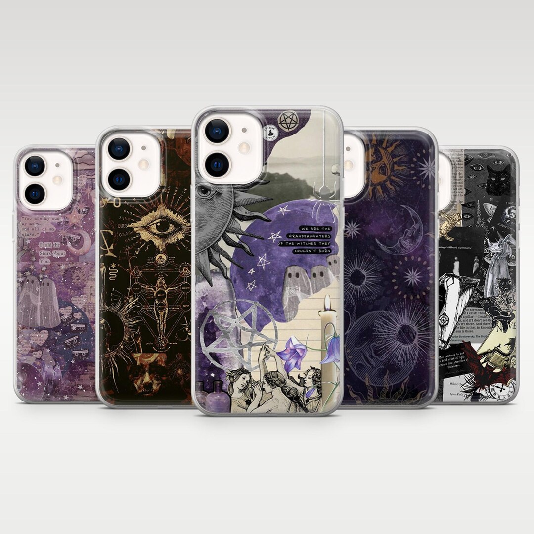 Witchy Aesthetic Phone Case Gothic Punk for iPhone 17pro, 16 15, 14, 13 ...