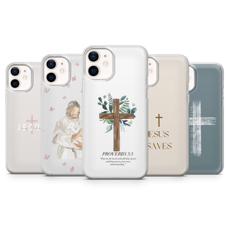 Christianity Phone Case Holy Cross Jesus for iPhone 17pro, 16, 15, 14 ...