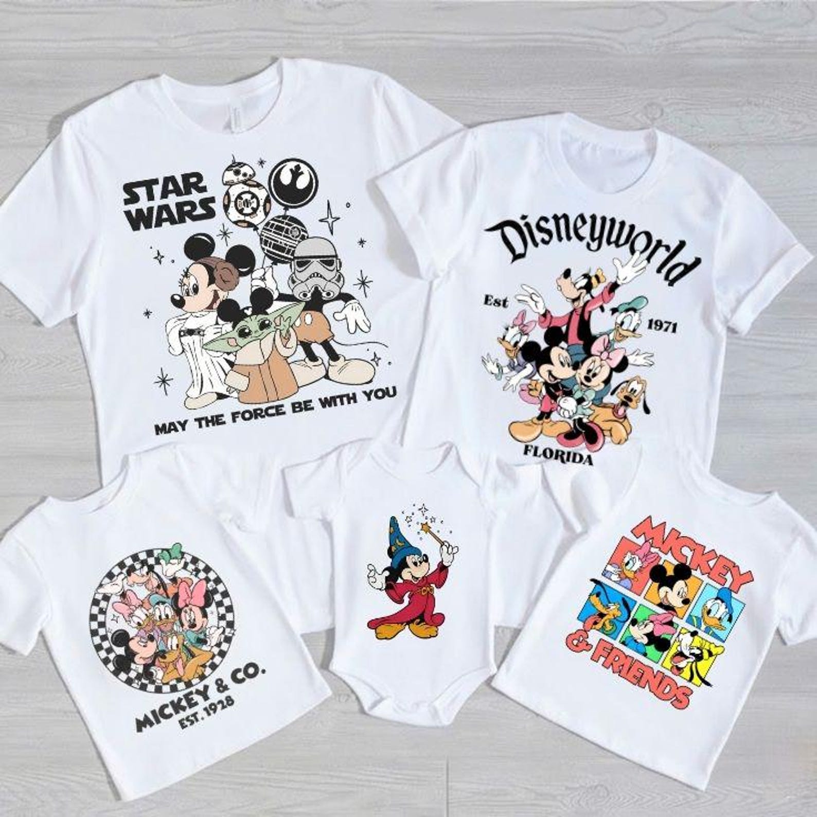 Mega Mickeyy & Friends PNG Bundle, Family Vacation Art, Vacay Mode PNG ...