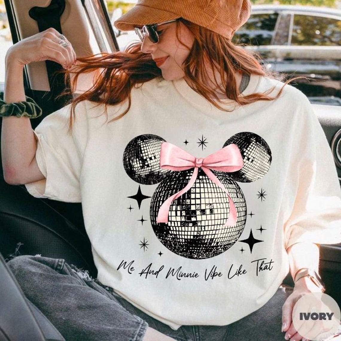 Me and Minnie Vibe Like That PNG, Mouse Disco Ball Png, Disneyland Eras ...