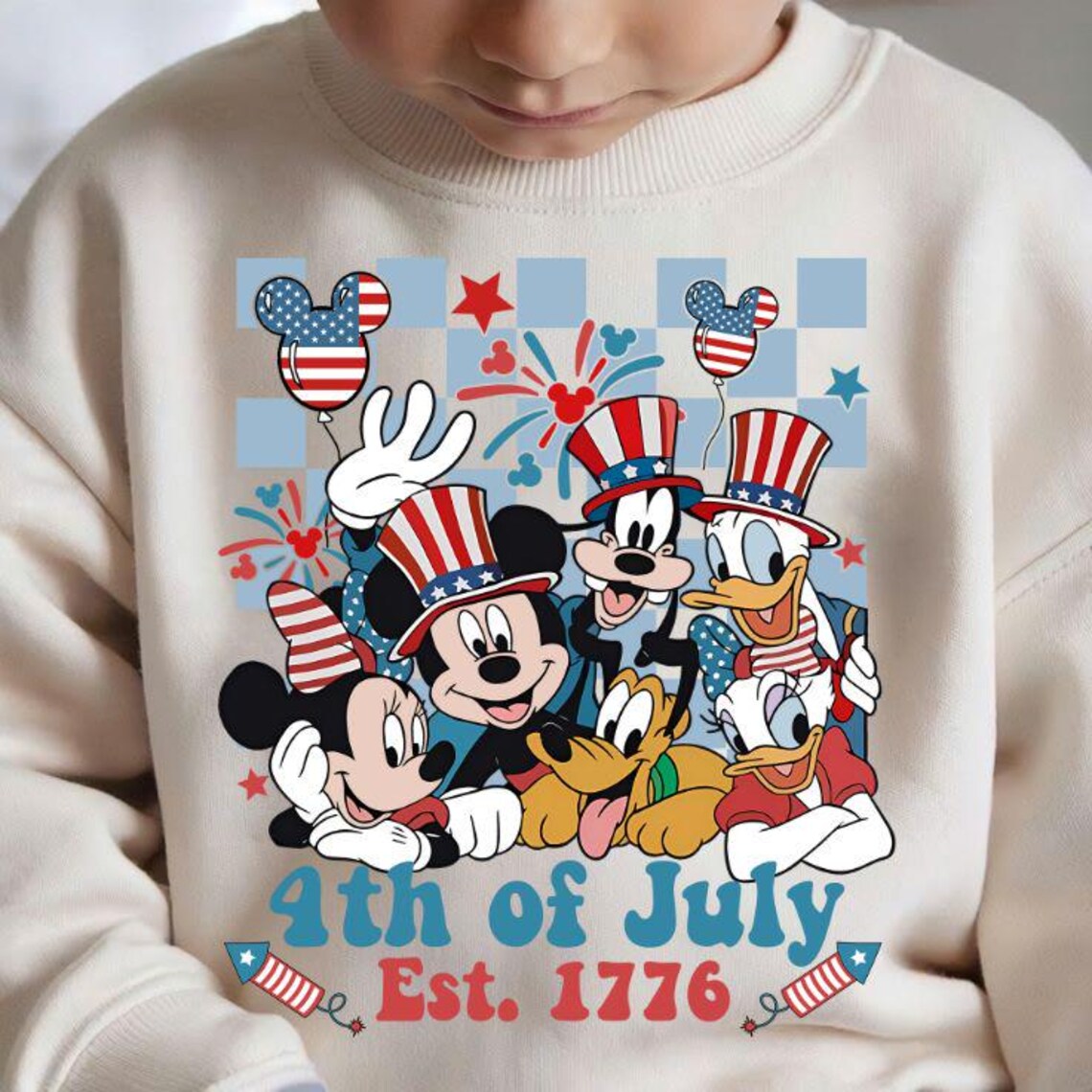 4th of July Mickey and Friends Png,mickey Independence Day Png, Fourth ...