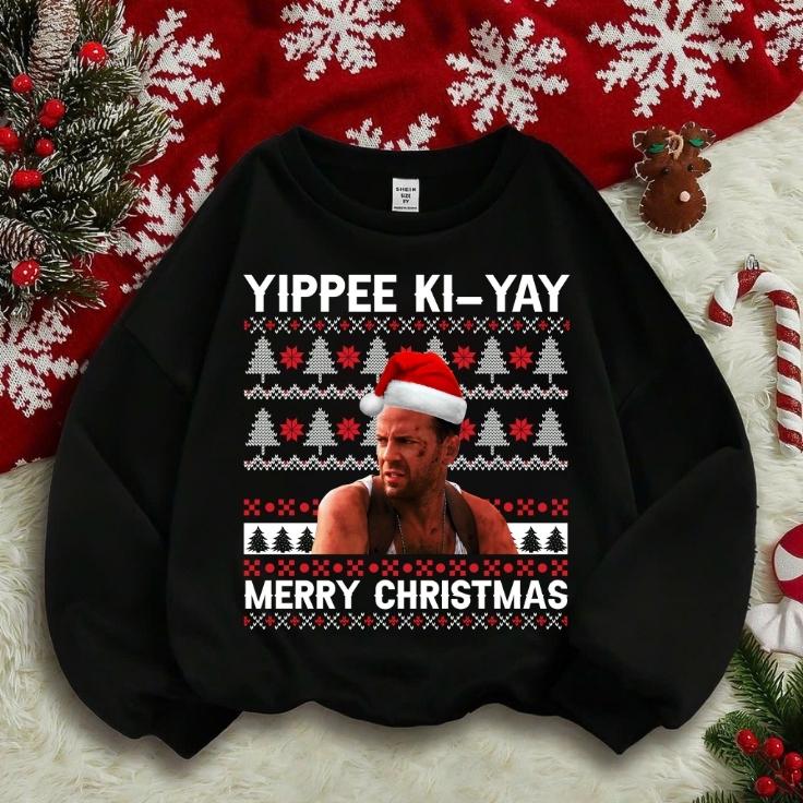 Funny Christmas Sweatshirt Adult Humor Sweaters Official Ugly Smokey ...